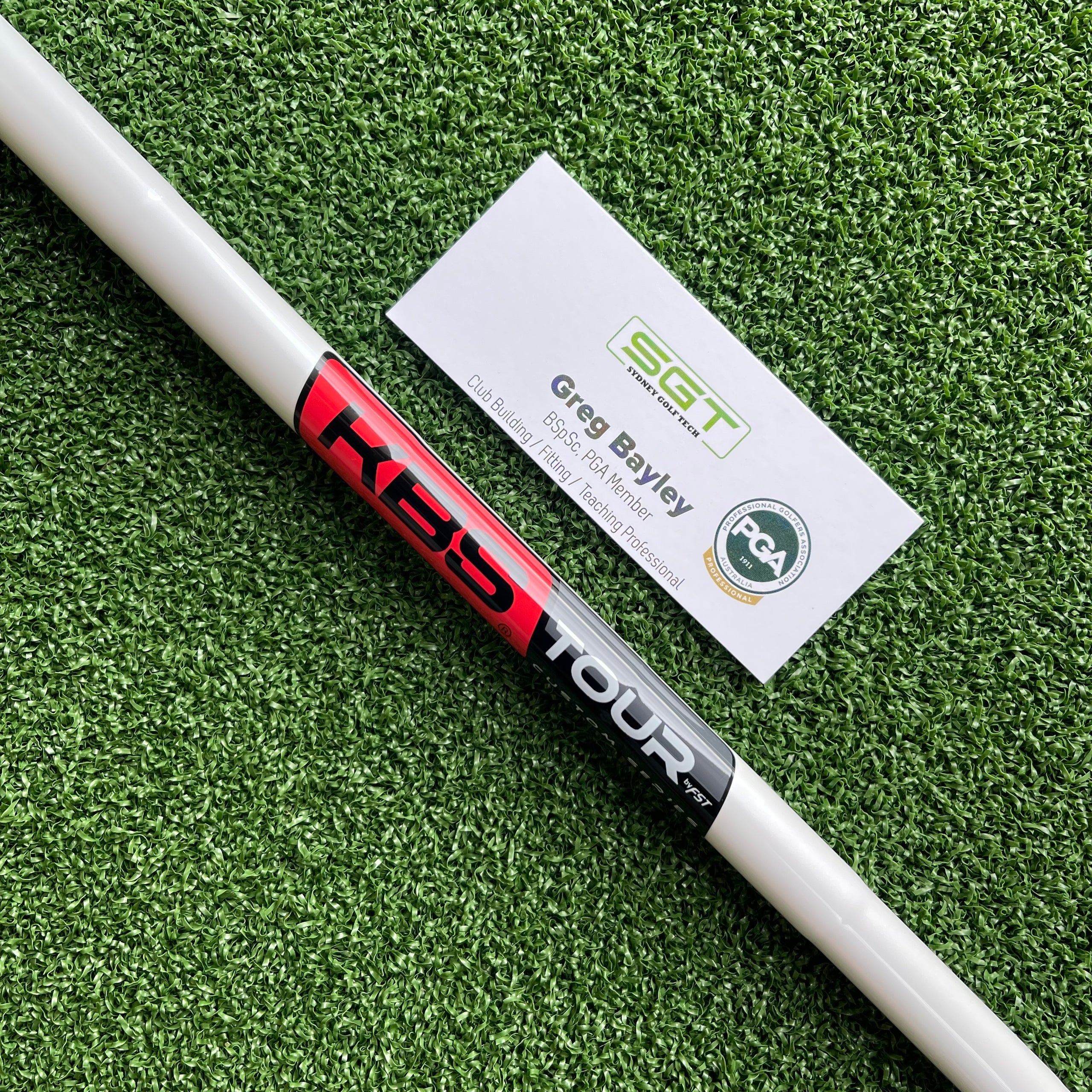 KBS Custom White Wedge | Sydney Golf Tech