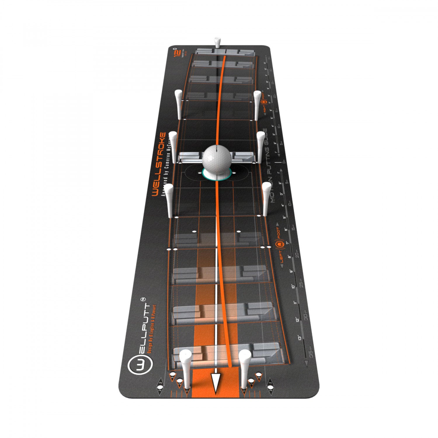 Wellstroke 12’ Low Arc Putting Mat - Right Hand | Sydney Golf Tech