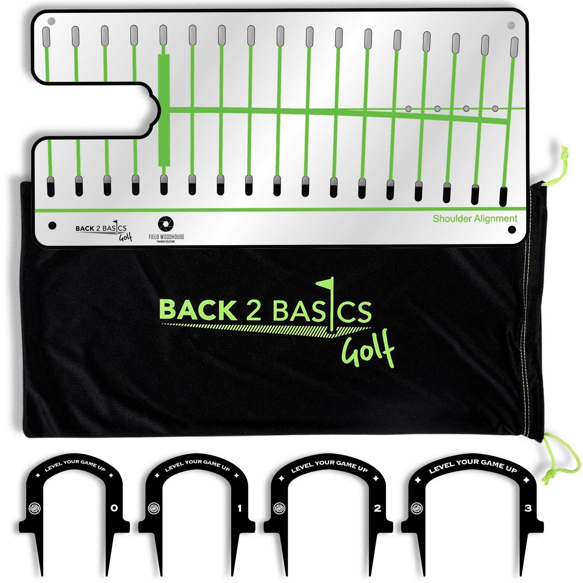 Back 2 Basics Pro Path Putting Mirror with 4 Gates | Sydney Golf Tech